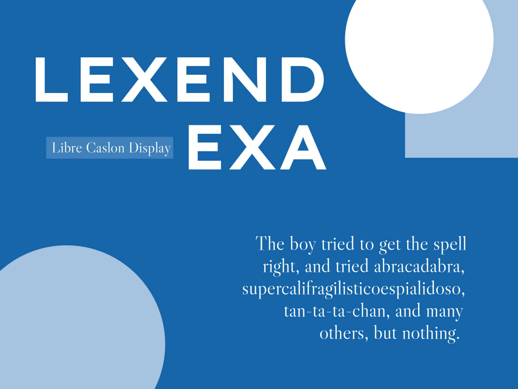 Font Combination Templates